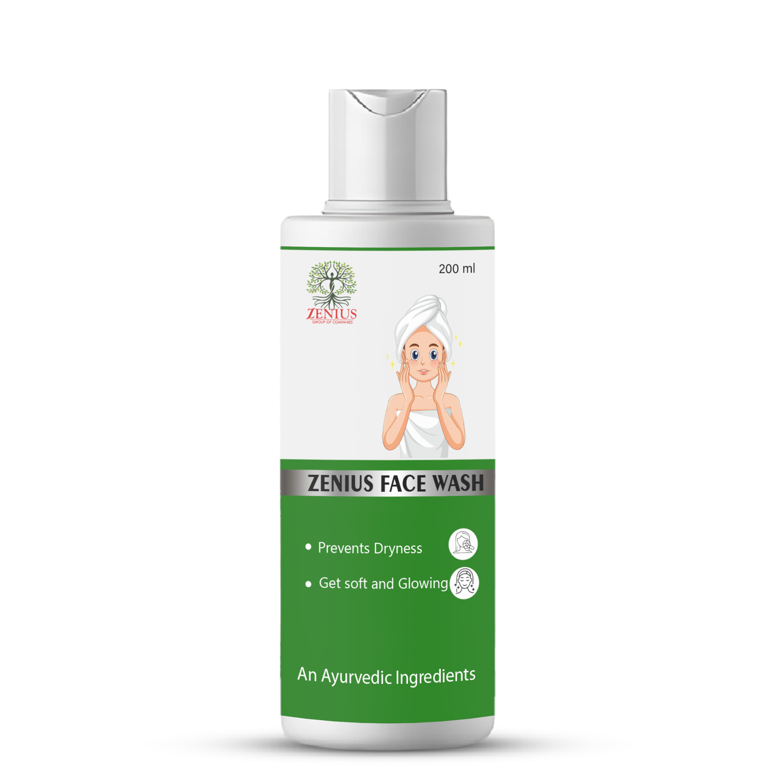 Natural & Ayurvedic Face Wash for Glowing | Zenius Face Wash